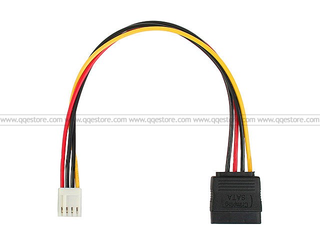 4-pin Mini-plug to SATA Power Cable