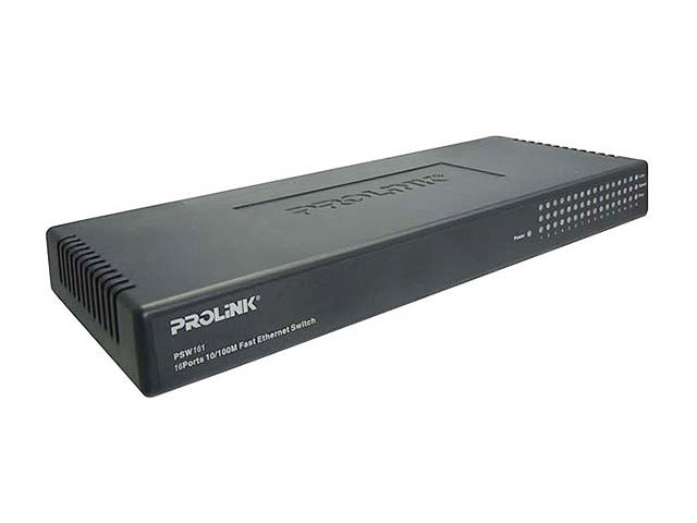 Prolink 16-Port Fast Ethernet Switch PSW161