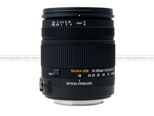 Sigma 18-125mm F3.8-5.6 DC OS HSM - Lens - Lens - Camera Accessories ...